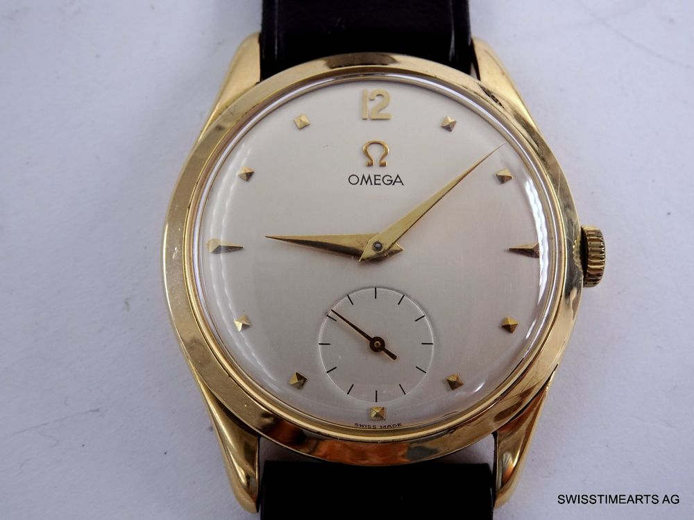 OMEGA 18K 1950 HANDAUFZUG KAL.265 REF.2619 RARITÄT (Gebraucht) in ...