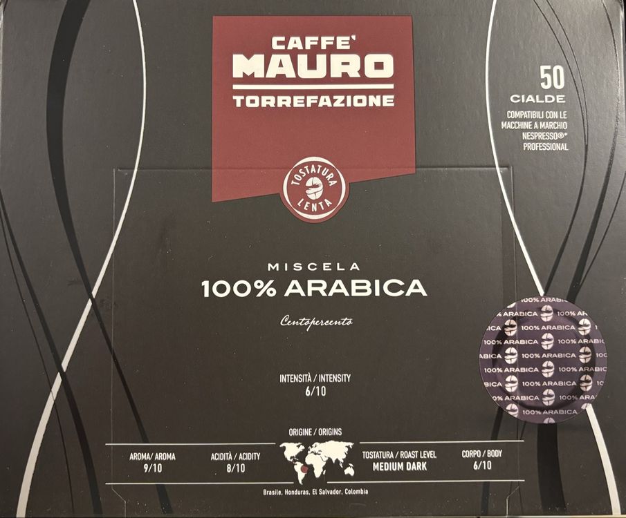 2x Café Mauro, 50 capsules, 100% Arabica, Nespresso Pro☕🔥 (Neuf avec ...