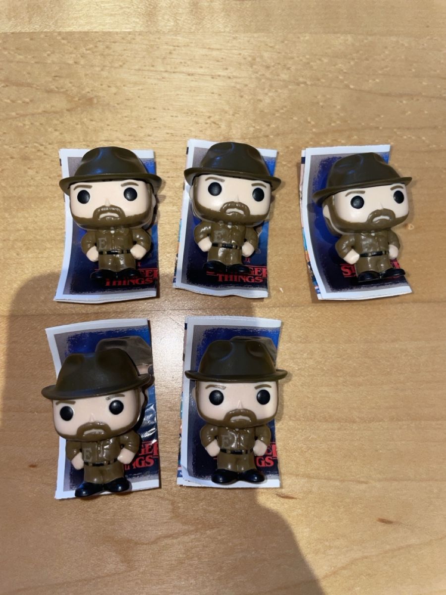 Stranger Things, Funko Pocket POPs, Kinder Joy Figur: Hopper (Neu ...