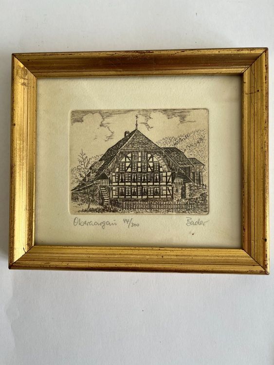 kleines Bild Oberaargau vom Künstler Bader (Gebraucht) in Dietikon für ...