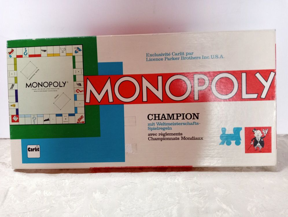 Monopoly Champion 1961 CH Version Komplett mit Anleitung (Gebraucht) in ...
