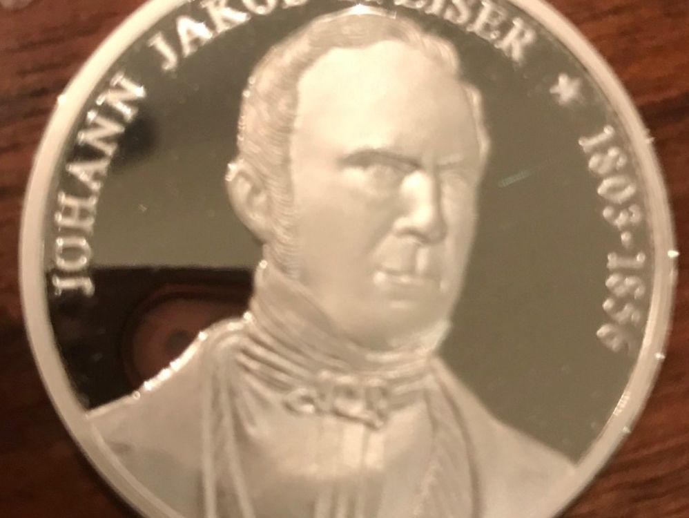 Silber Münze 150 Jahre Schweizer Franken (Neu und originalverpackt) in Emmenbrücke für CHF 89 ...