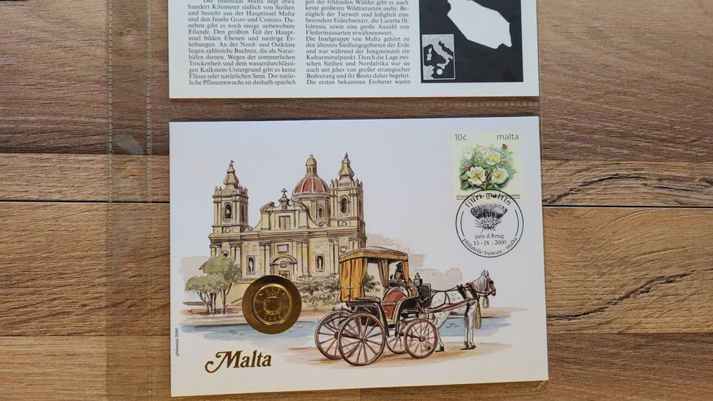 Münzbrief Malta (Gebraucht) in Vilters für CHF 1.1 – mit Lieferung auf Ricardo kaufen