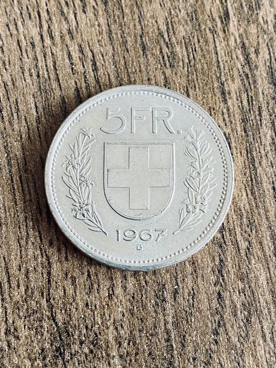 5 Franken 1967 - Silber | Kaufen auf Ricardo
