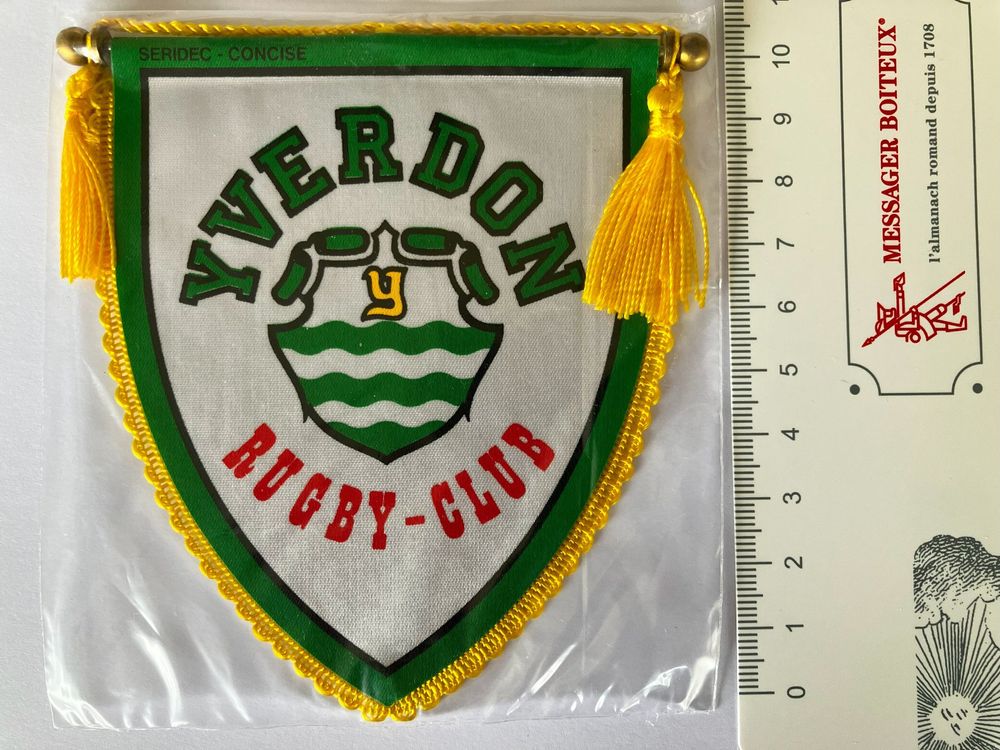 Vintage Fanion/Wimpel YVERDON RUGBY CLUB (Neu und originalverpackt) in ...