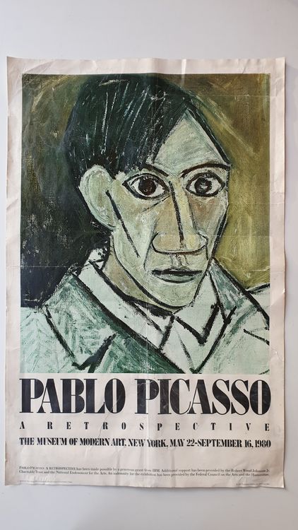 PICASSO, MoMa NY, 1980, Original Ausstellungs Plakat | Kaufen auf Ricardo