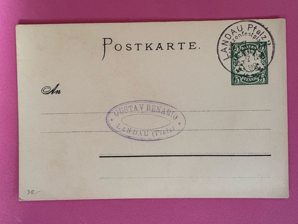 Carte postale ancienne Landau Pfalz, rare collection! (D'occasion) à Carouge GE pour CHF 15 ...