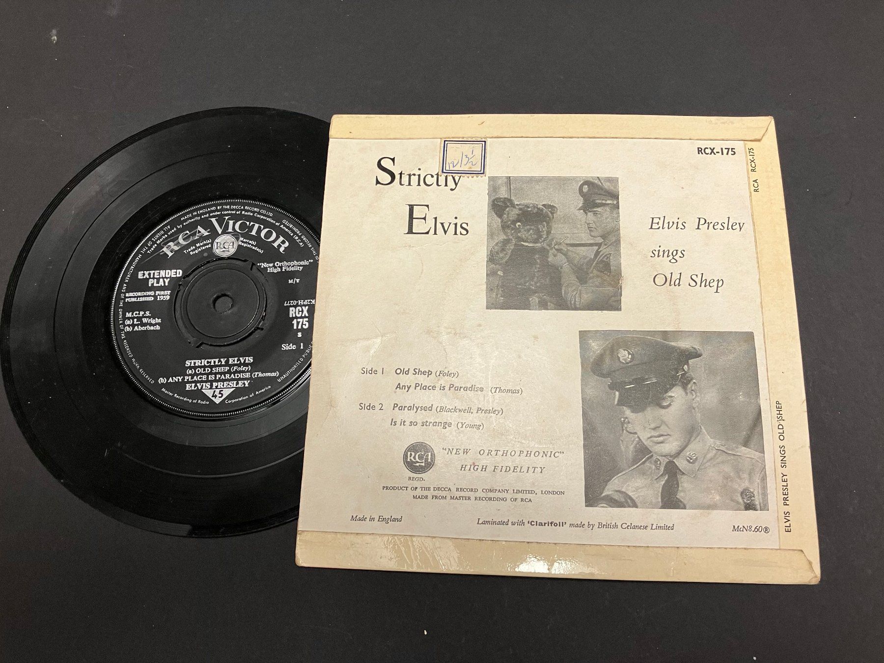 Elvis Presley / EP Sings Old Shep / England (Gebraucht) in Nussbaumen ...