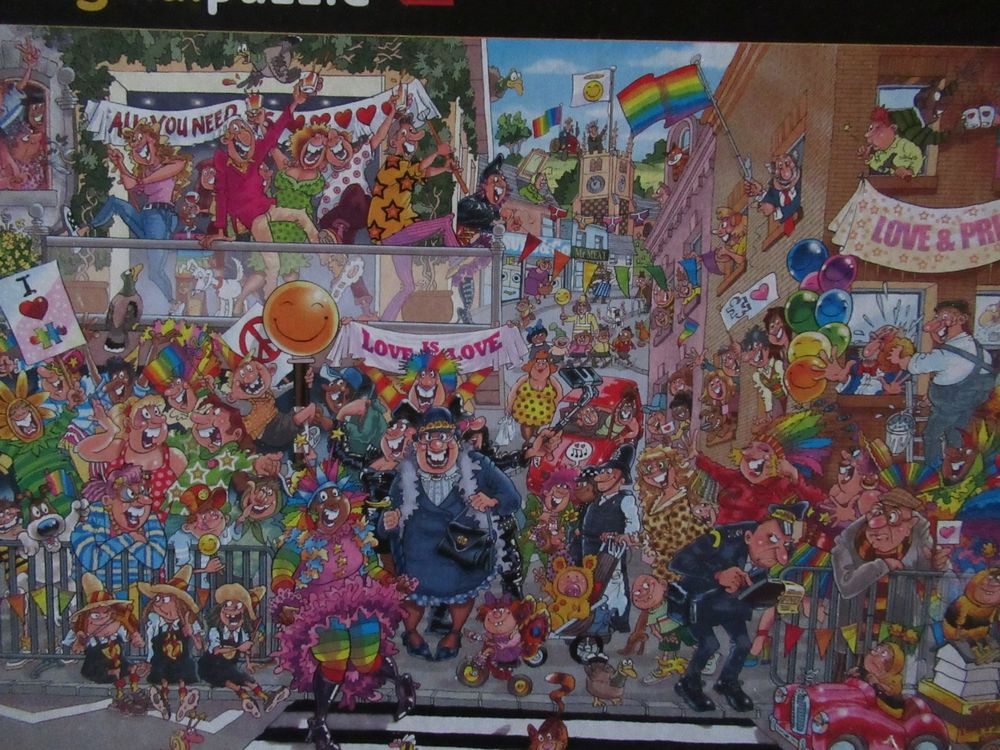 Jumbo Puzzle 1000 Wasgij Nr. 34 A piece of Pride komplett | Kaufen auf ...