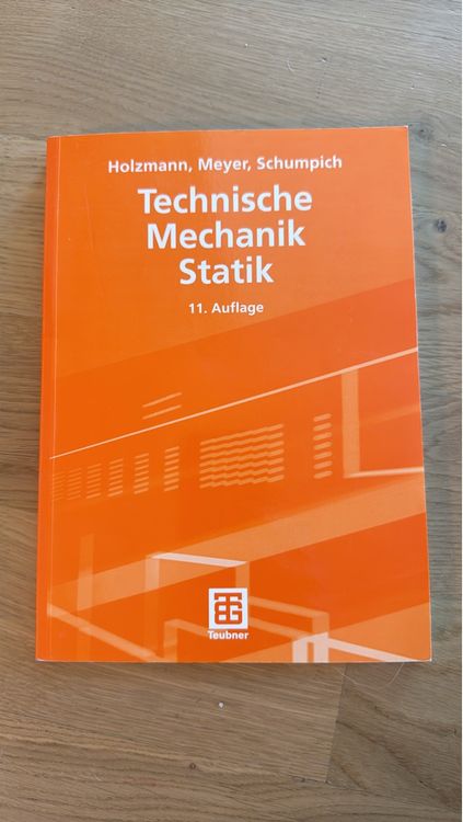 Holzmann, Technische Mechanik Statik, 11. Auflage (Gebraucht) in Uster ...