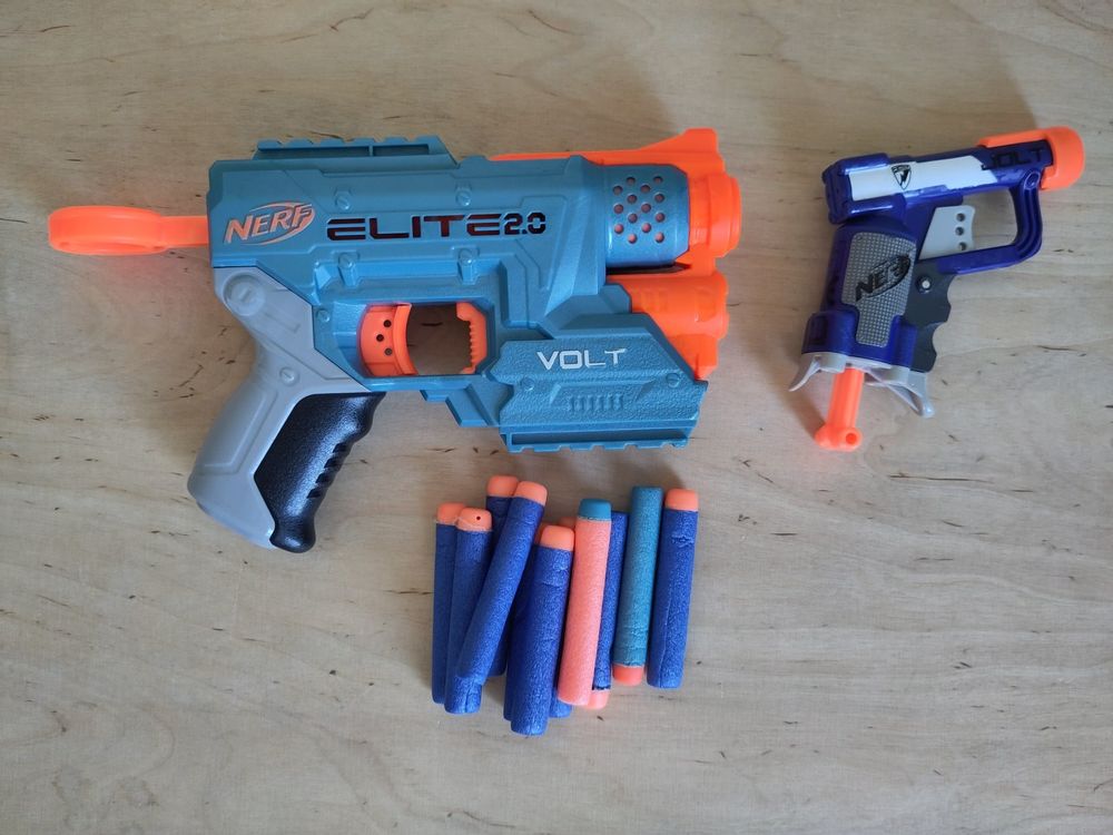 Nerf Elite 2.0 + Nerf Jolt mit Schüssen neu | Kaufen auf Ricardo