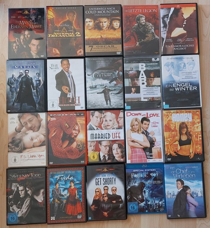 22 DVDs verschiedener filme | Kaufen auf Ricardo