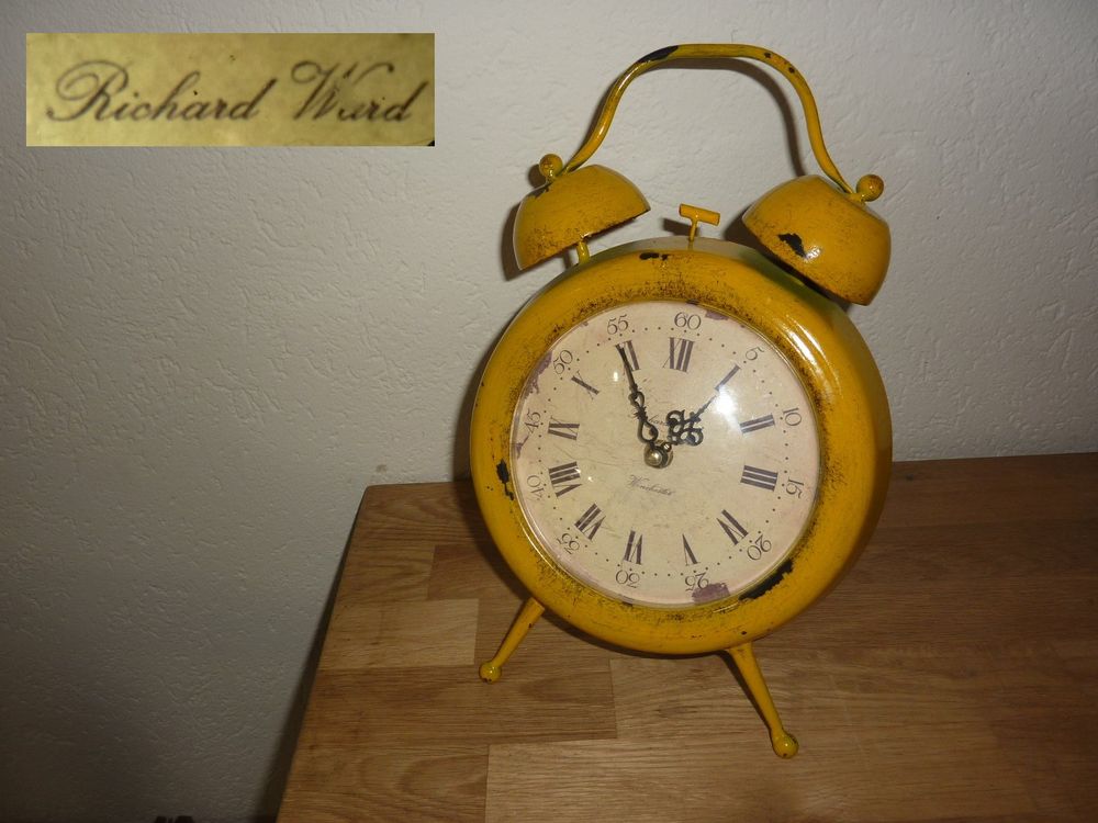 Standuhr Wecker design vintage Richard Ward Winchester (Gebraucht) in ...