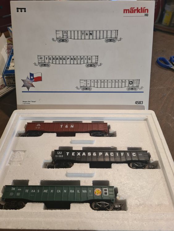 Märklin 4583 "Wagen-Set Texas" (Neu (gemäss Beschreibung)) in Golaten ...