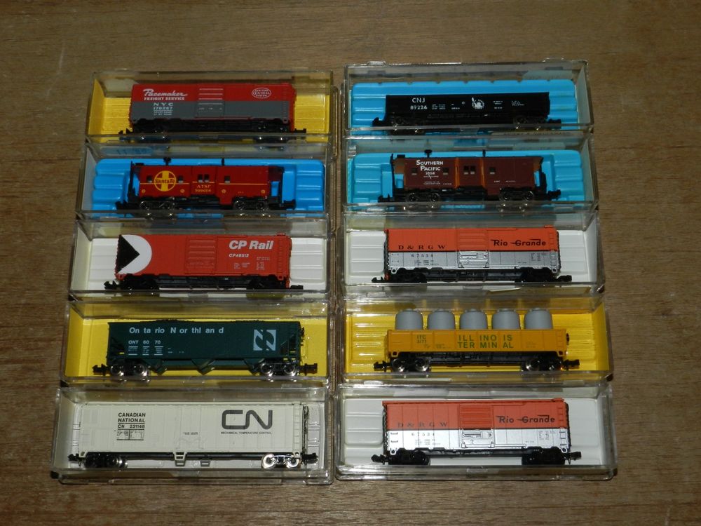 Atlas / Rivarossi Spur N 10x US Güterwagen | Kaufen auf Ricardo