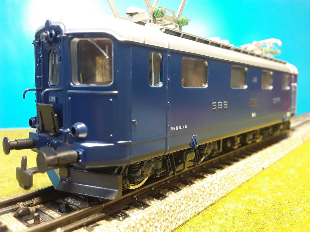HAG 232 _ SBB Lokomotive Re 4/4 I _ blau _ Zürich _ Spur H0 | Kaufen auf Ricardo