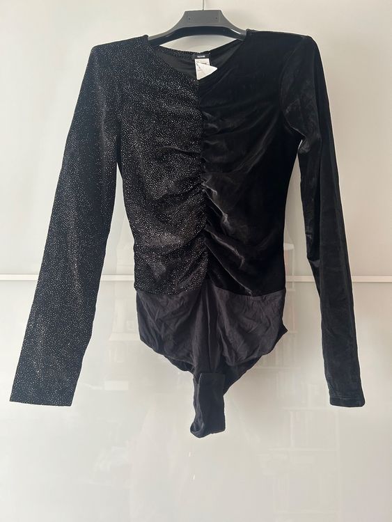 Tezenis body elegant top velvet and sparkles. New with tag S (Neu und originalverpackt) in ...