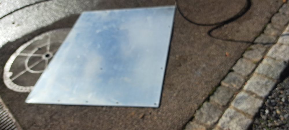 Aluminium Platte, 102150-60-087-B, 100 x 105cm, Top Zustand (Gebraucht ...