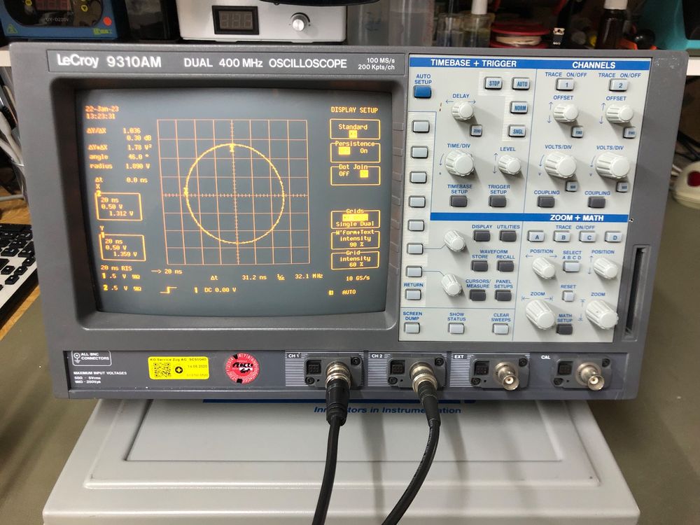 LeCroy 9310AM Dual 400MHz Oscilloscope mit Thermodrucker (Gebraucht) in ...