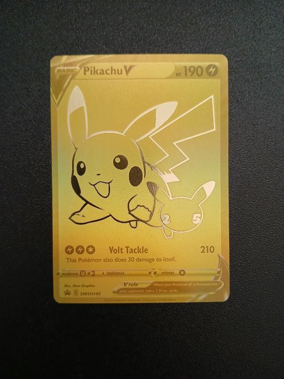 Gold Pikachu V SWSH145 | Kaufen auf Ricardo