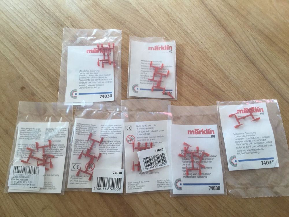 Märklin H0 74030 Mittelleiter-Isolierung (Neu (gemäss Beschreibung)) in ...