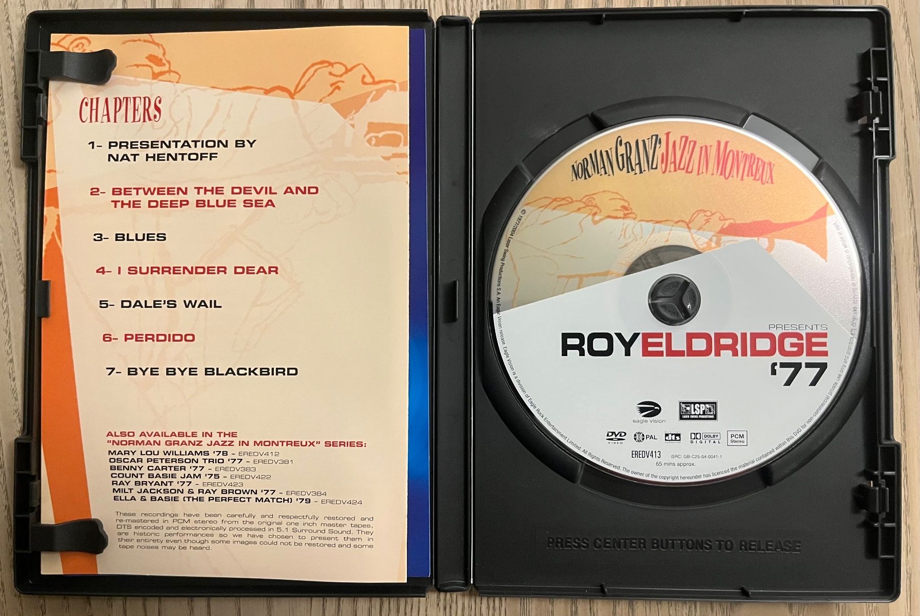 Roy Eldridge '77 - Norman Granz Jazz - DVD Montreux (Gebraucht) in ...