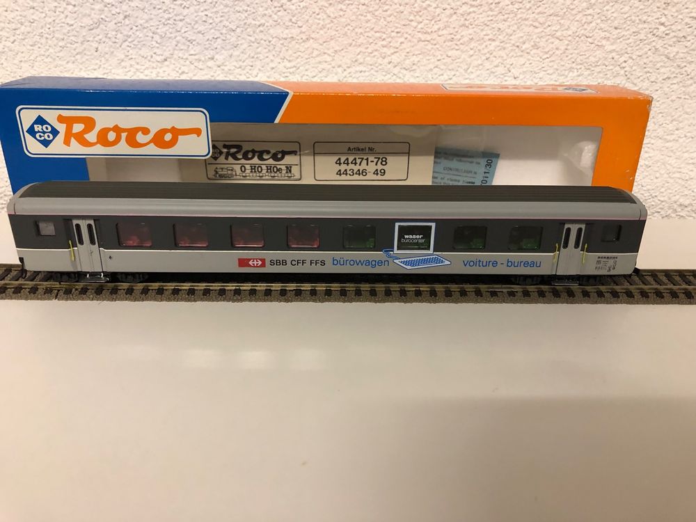 Roco 44349 SBB Bürowagen Waser (Neu (gemäss Beschreibung)) in Zweidlen ...