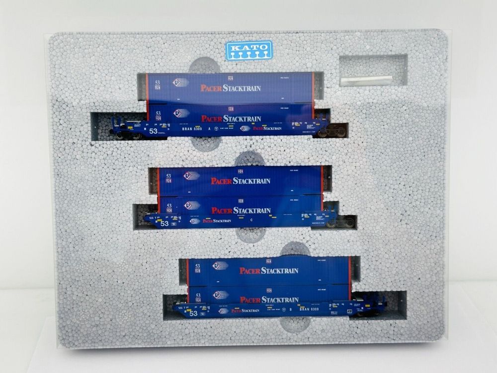 Kato USA MAXI-IV Intermodal Container Pacer Stacktrain (Gebraucht) in ...