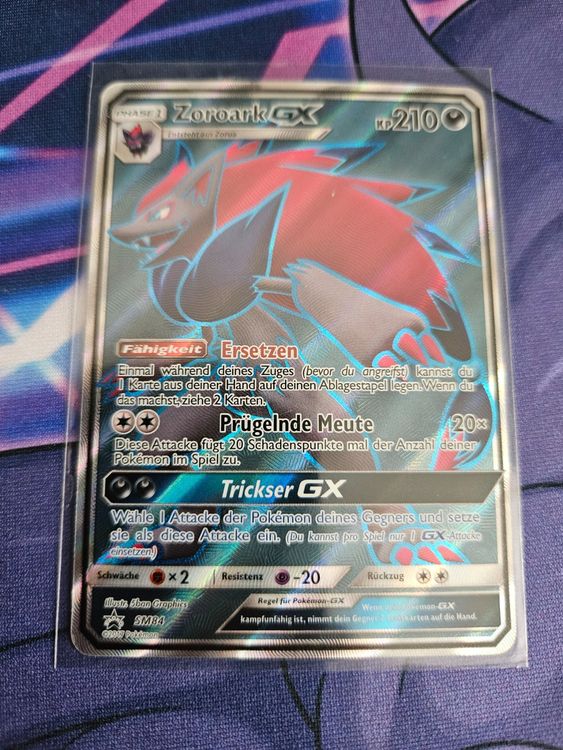 Pokemon - Zoroark GX - SM84 - DE (Gebraucht) in Jonen für CHF 3 – mit ...