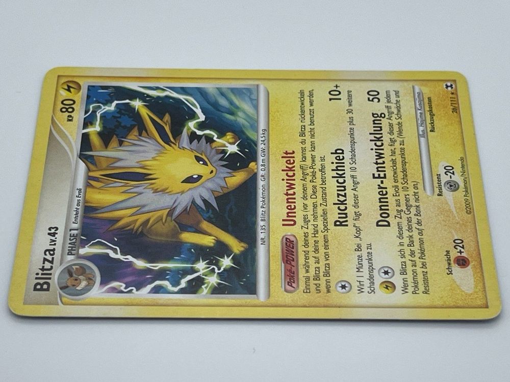 Blitza 26/111 Rare Pokémon Rising Rivals | Kaufen auf Ricardo