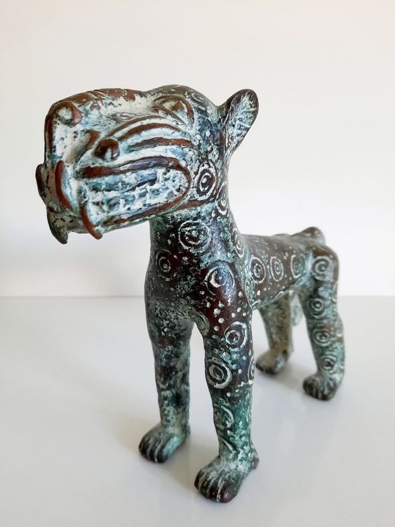 Afrikanische Leoparden-Figur aus Benin | Kaufen auf Ricardo