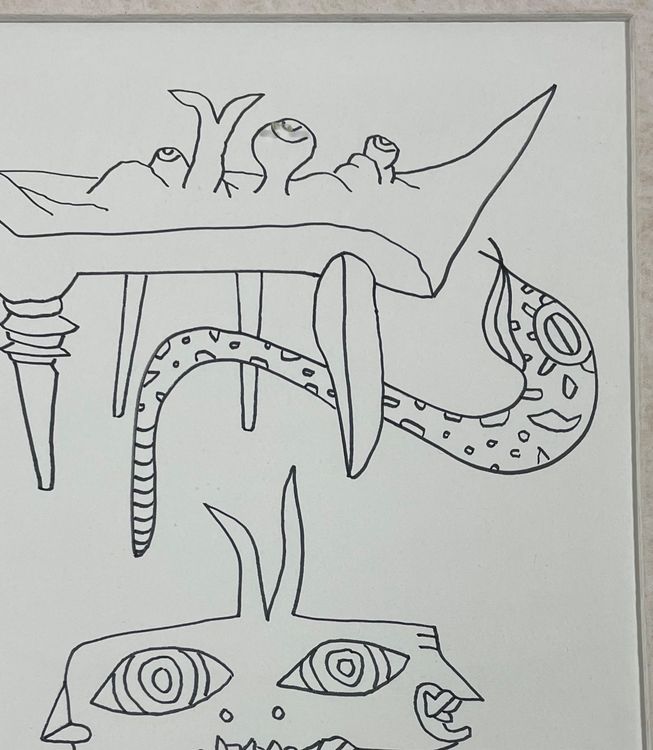 Max von Moos (1903-1979) Filzstift Zeichnung | Kaufen auf Ricardo