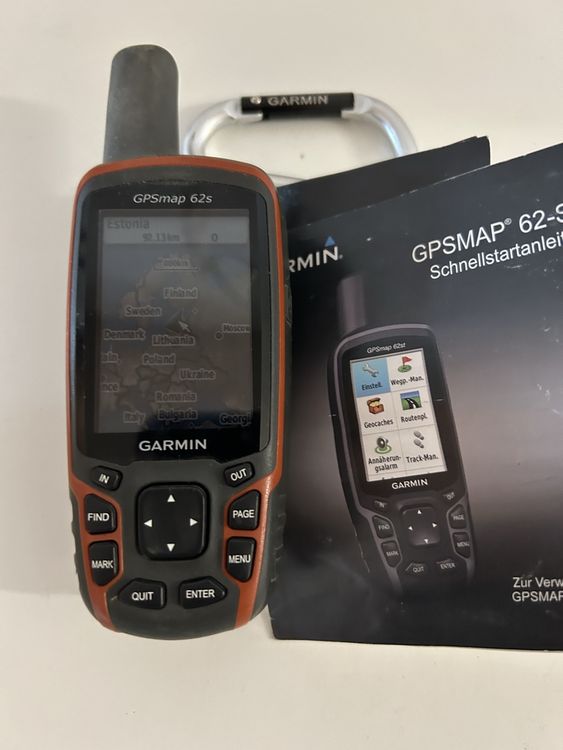 Garmin GPSmap 62s Top weltweite Navigation mainroads install | Kaufen ...