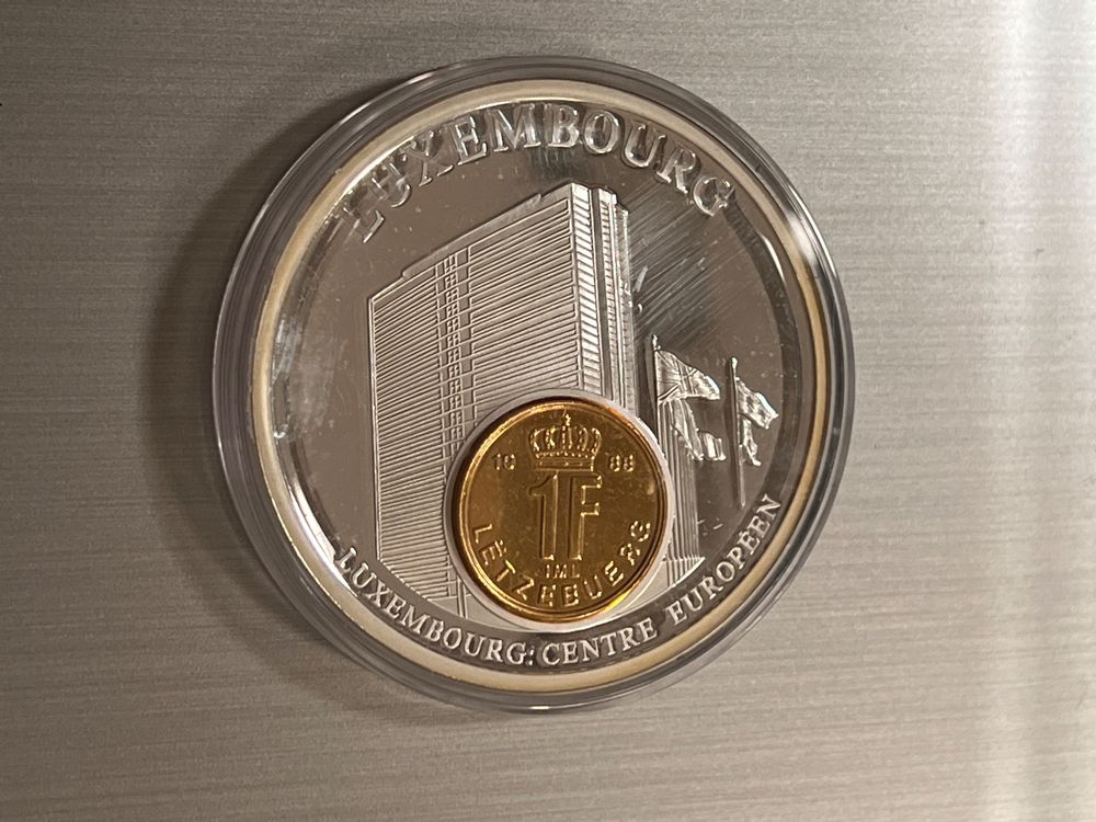 Medaille - Geld Europas - Luxemburg (Gebraucht) in Meienberg für CHF 2 ...