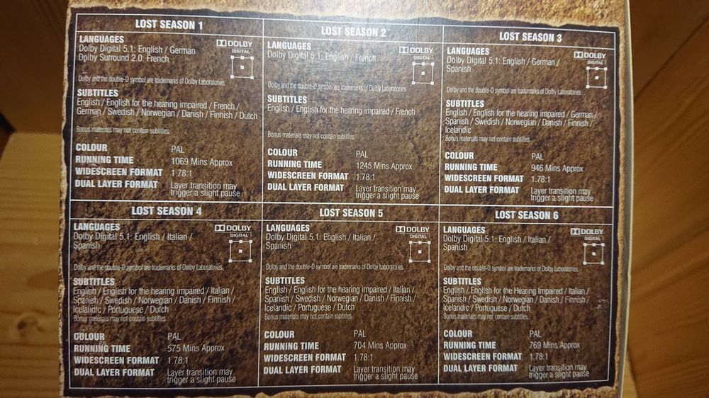 LOST Staffel 1 bis 6 Komplette Serie auf DVD (Gebraucht) in Wilderswil ...