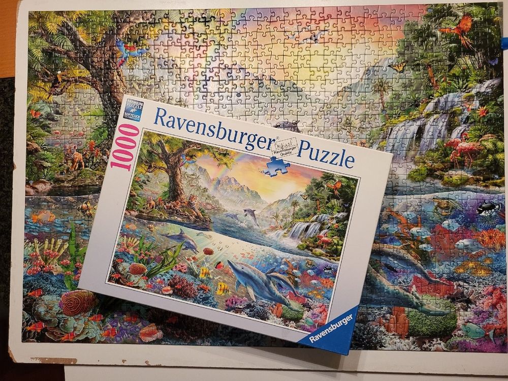 Puzzle RAVENSBURGER 1000 Teile | Kaufen auf Ricardo