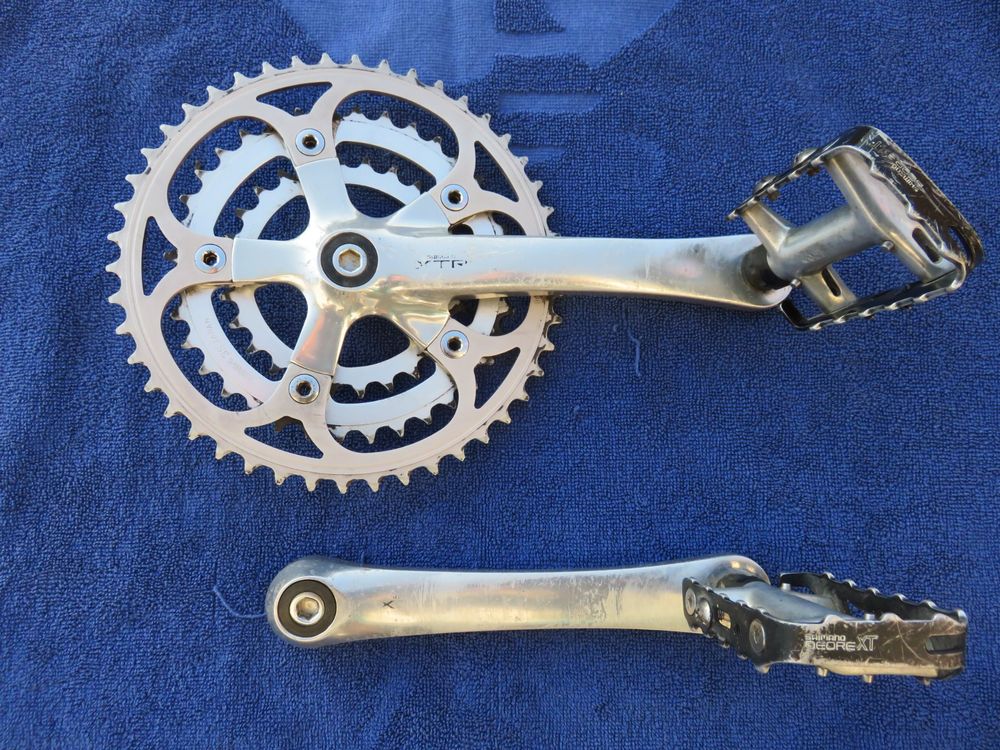 Shimano XTR M900 Kurbel 3fach inkl XT Pedalen Kult (Gebraucht) in Ammerswil AG für CHF 69 – mit ...