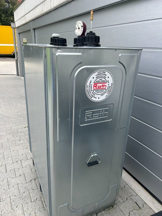 Roth Öl / Diesel Tank 1000 Liter mit Füllstandsanzeigen (Gebraucht) in ...