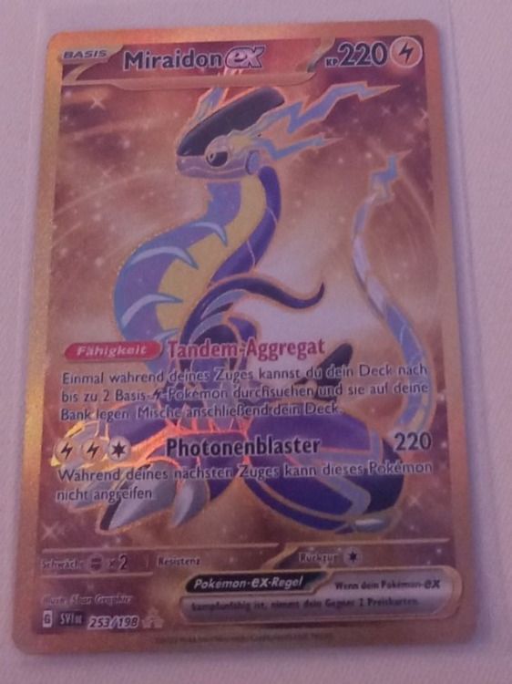 Pokemon Karmesin und Purpur Gold Miraidon ex | Kaufen auf Ricardo