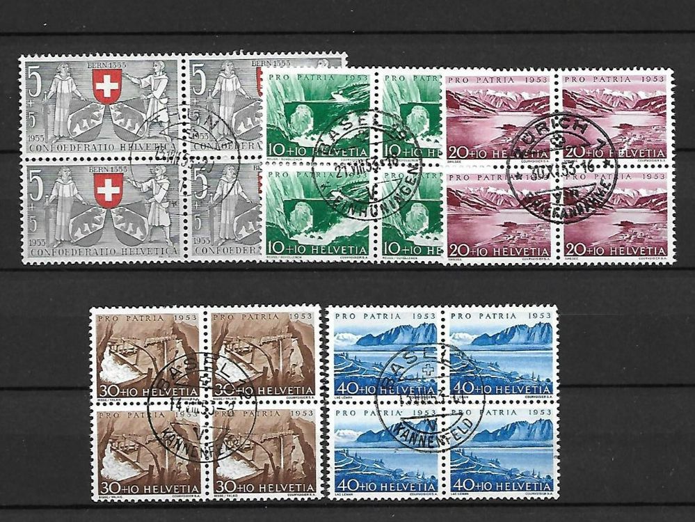 PP gest.Viererbl.1953 Kat: CHF 160.- (Gebraucht) in Basel für CHF 5 – mit Lieferung auf Ricardo ...