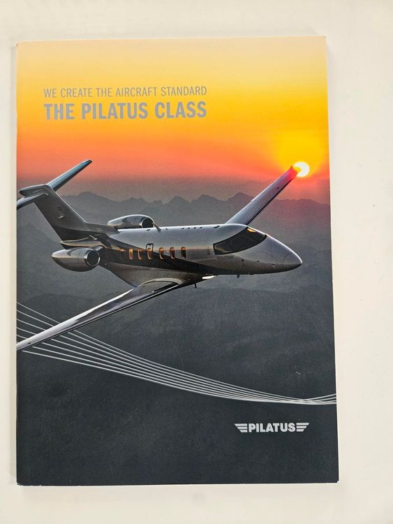 3 Pilatus Flugzeugwerke Stans Broschüren PC-24 & PC-12 NGX (Gebraucht ...