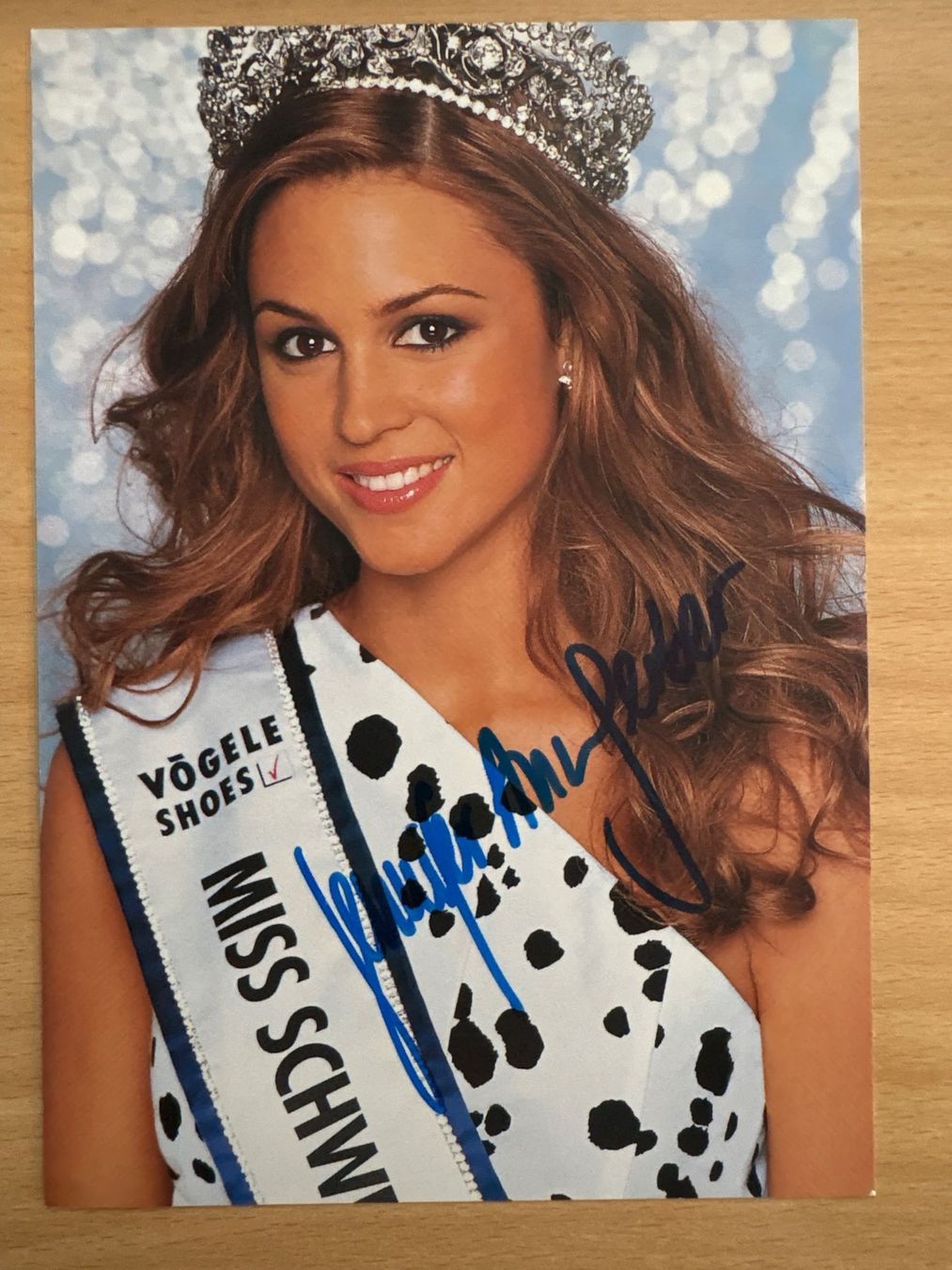 Miss Schweiz Jennifer Ann Gerber - Autogramm Original! (Gebraucht) in ...