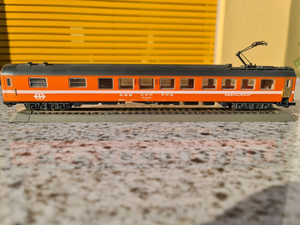 Speisewagen WRm 61 85 88-70 004-6 SBB Liliput 888 10 H0-GS (Gebraucht) in Lanzenhäusern für CHF ...