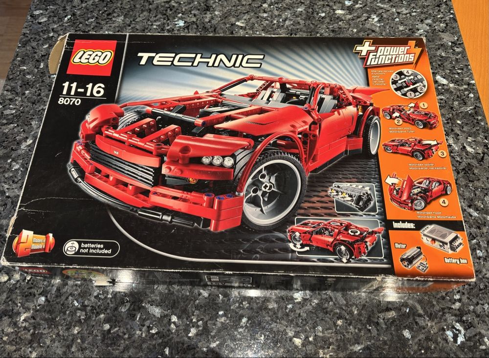 Lego Technic 8070 Supercar mit OVP & Anleitung (Gebraucht) in Hedingen ...