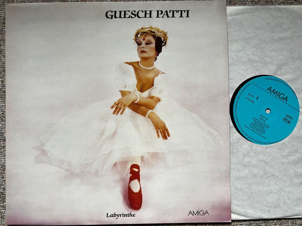 Guesch Patti Labyrinthe - RARE Synth-pop Amiga LP GEWASCHEN (Gebraucht) in Unterseen für CHF 9 ...