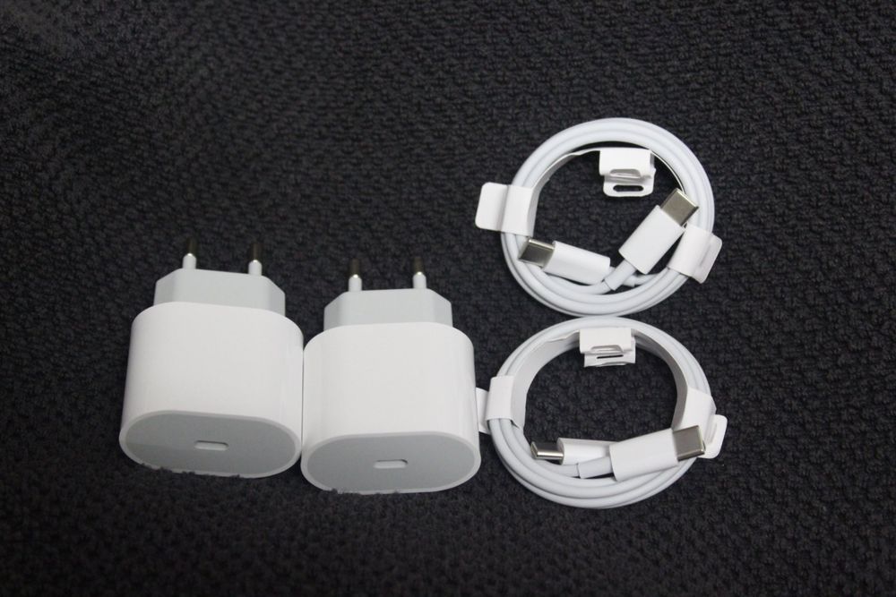 2 x Netzteil 20W + 2meter kabel USB C Lade iPhone 15 16 17 (Neu (gemäss ...