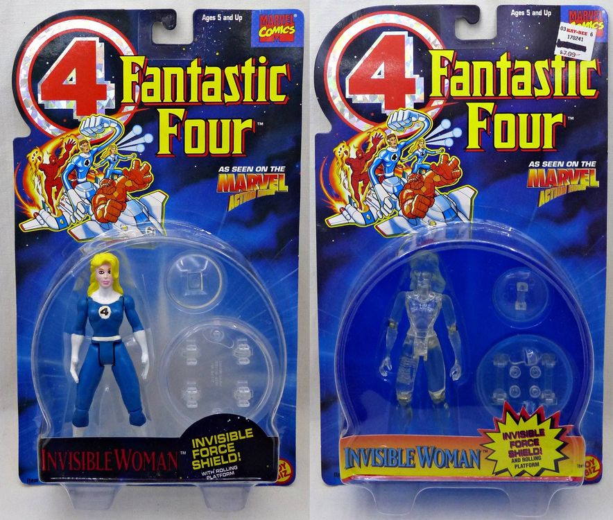 FANTASTIC FOUR INVISIBLE WOMAN FORCE SHIELD SET TOY BIZ 1994 (Gebraucht) in Lugano für CHF 34.9 ...