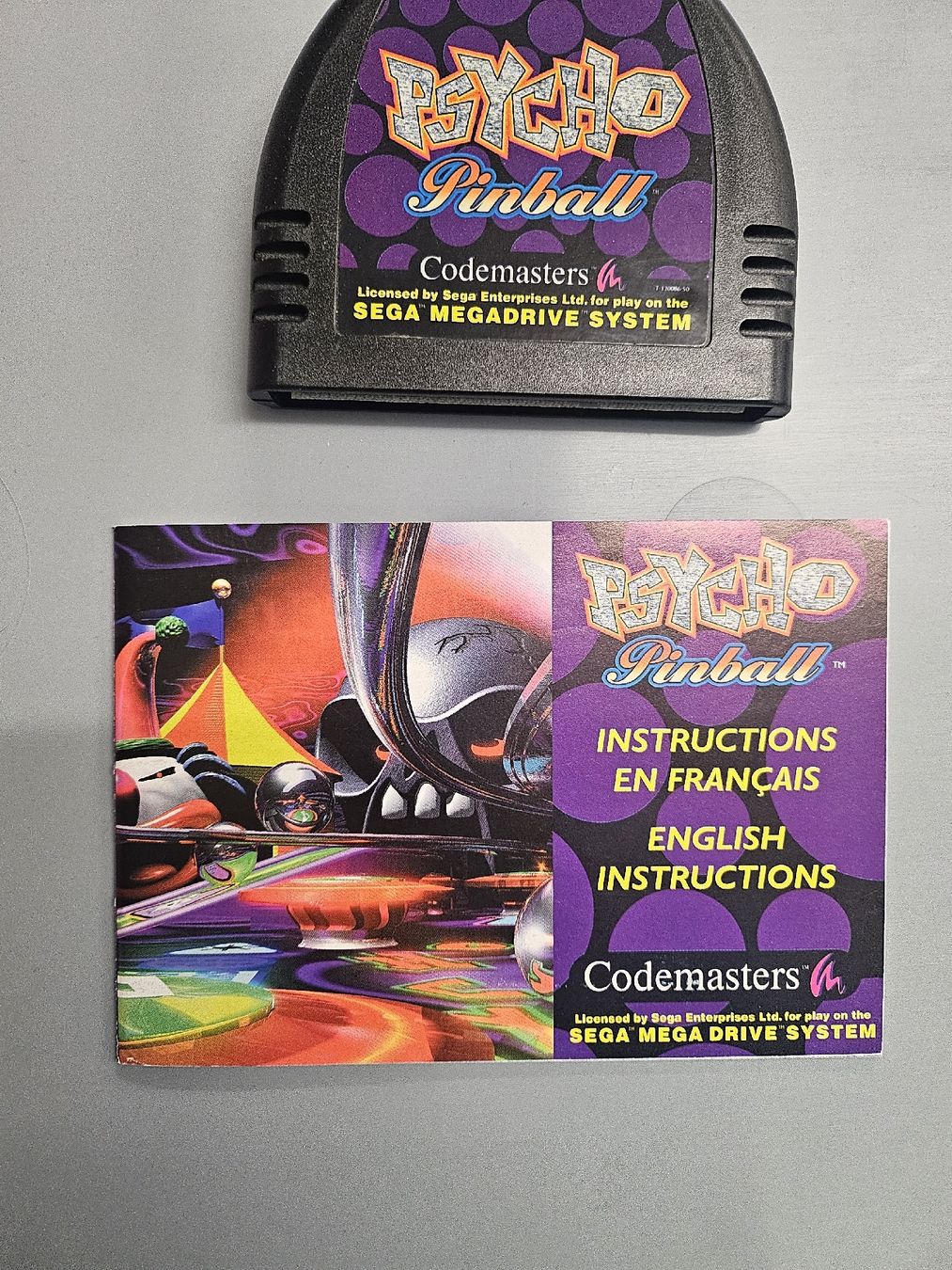 Psycho Pinball - Sega Megadrive - Mit Anleitung - Top! (Gebraucht) in ...