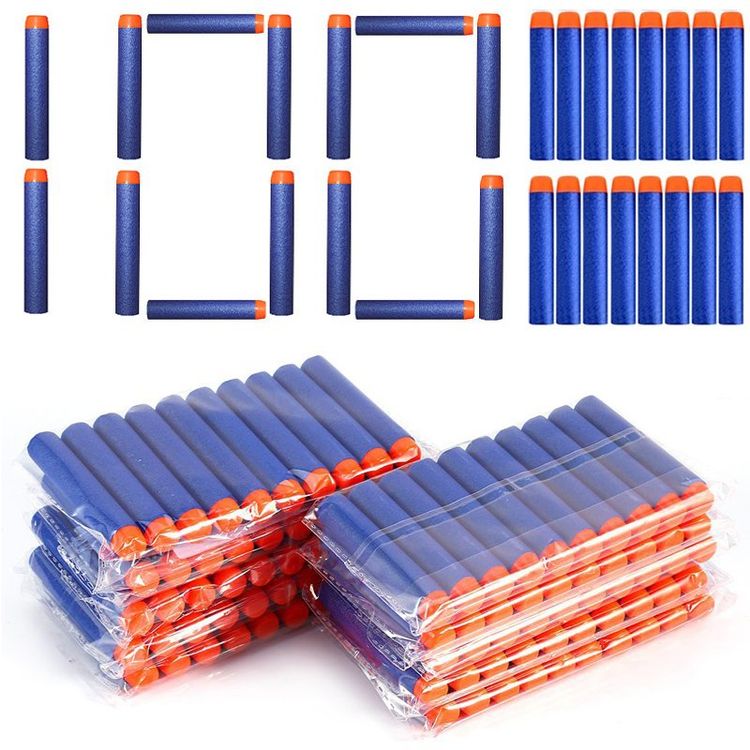 100x Nerf N-Strike Elite Darts Bullets (Neu und originalverpackt) in ...