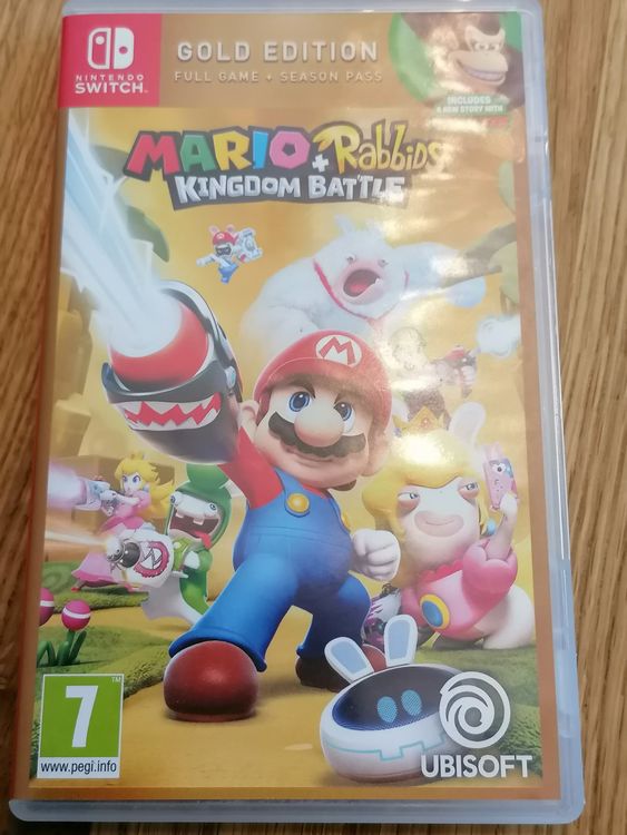 Nintendo Switch- Mario + Rabbits Kingdom Battle,Gold Edition | Kaufen ...